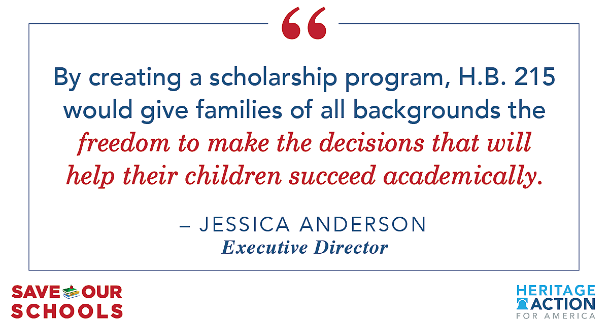 Education Freedom Bill Heads to Governor Cox’s Desk | Heritage Action