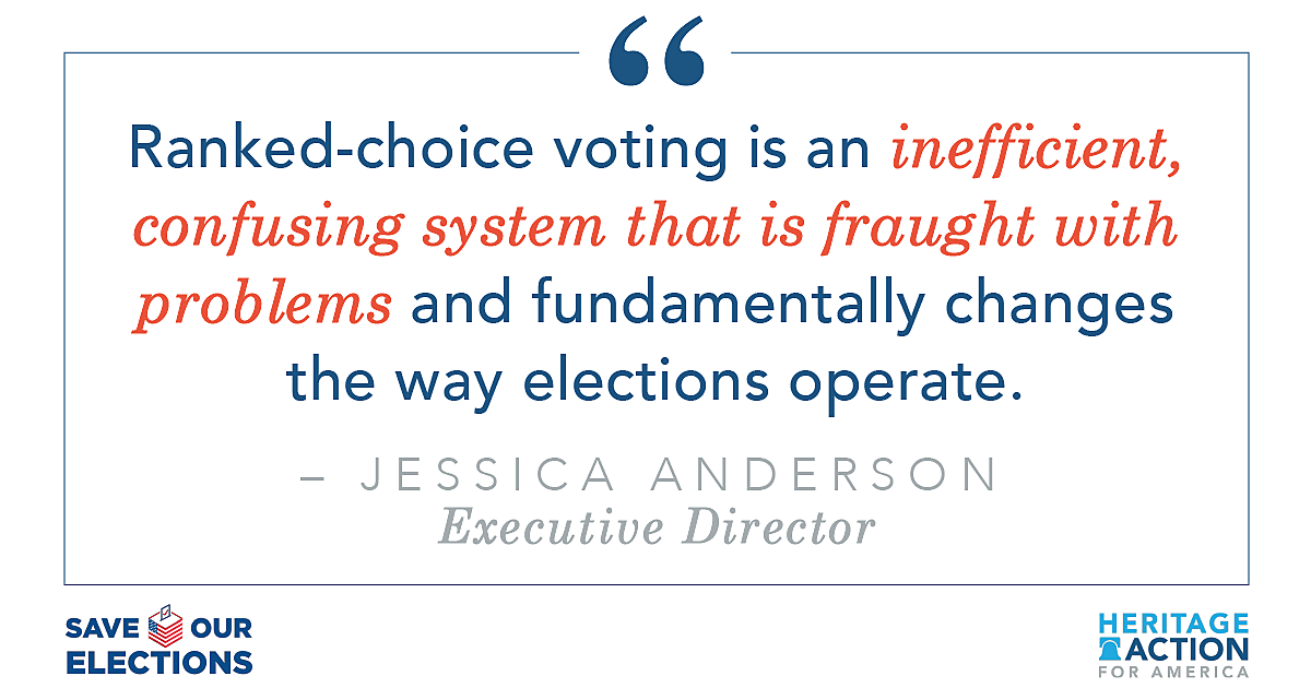 Arizona Should Reject Ranked-Choice… | Heritage Action For America