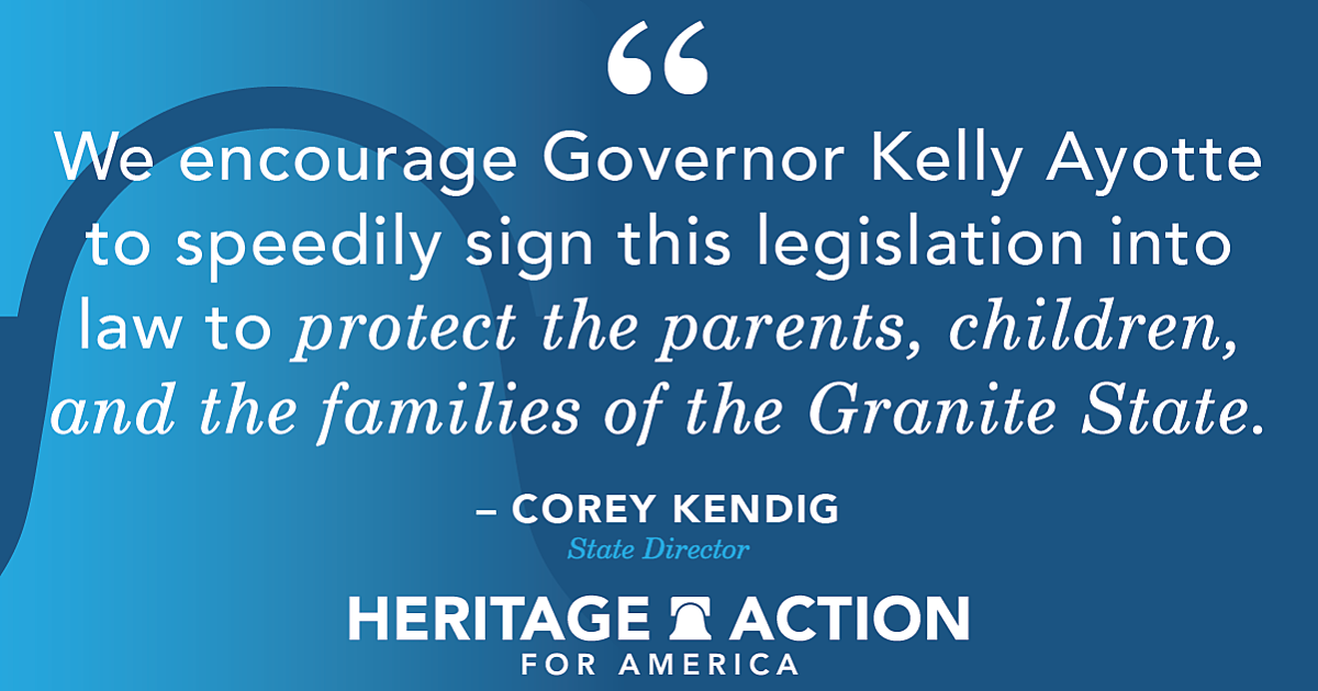 Heritage Action Praises New Hampshire… | Heritage Action For America